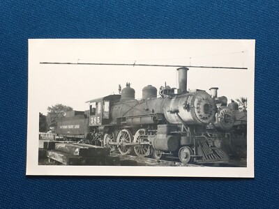Southern Pacific Lines Railroad Engine Locomotive No. 385 Antique Photo ...