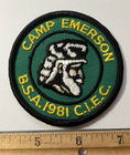 Boy Scouts of America ~ Camp Emerson ~ CIEC ~ 1981 Patch | eBay