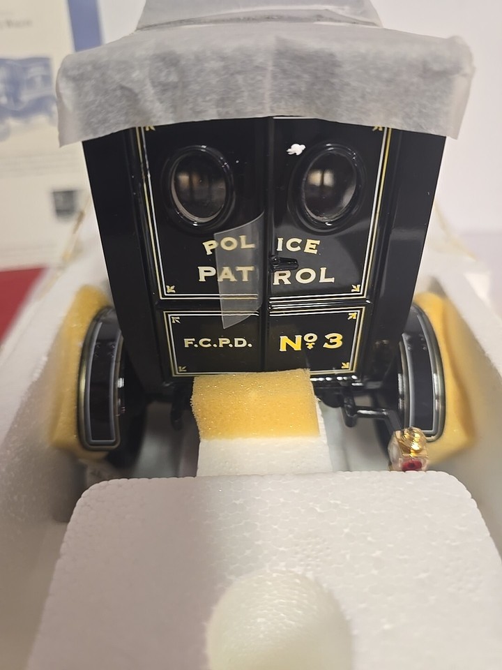 Vintage Franklin Mint FORD Model T Police Wagon Truck ***NEW*** In Box ...