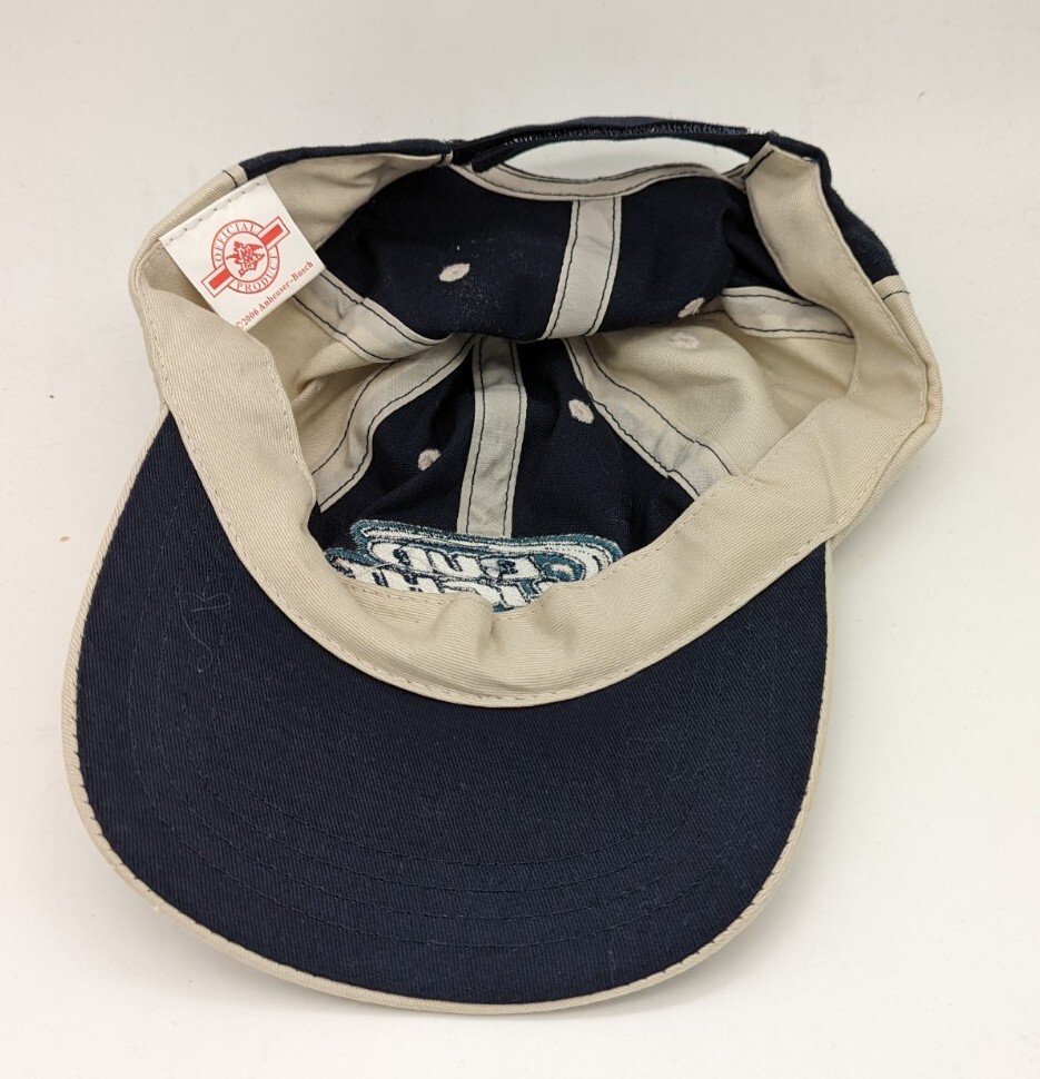 2006 Adult Unisex ONE SIZE Tan/Navy BUD LIGHT Beer Embroidered Logo CAP ...