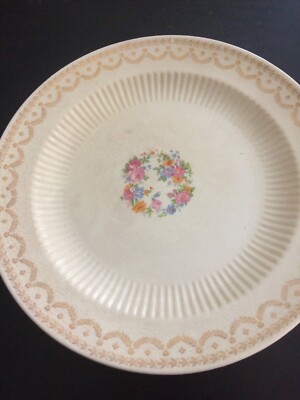 RC Royal China Princess Dinner Plate 22K Gold Trim Union Made Sebring ...
