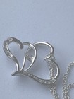 Avon Sterling Silver 925 RJ SIGNED Hearts Intertwined Necklace Pendant ...