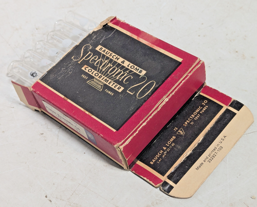 Fisher Scientific Bausch & Lomb 331780 Spectronic 20 Colorimeter 1/2 ...