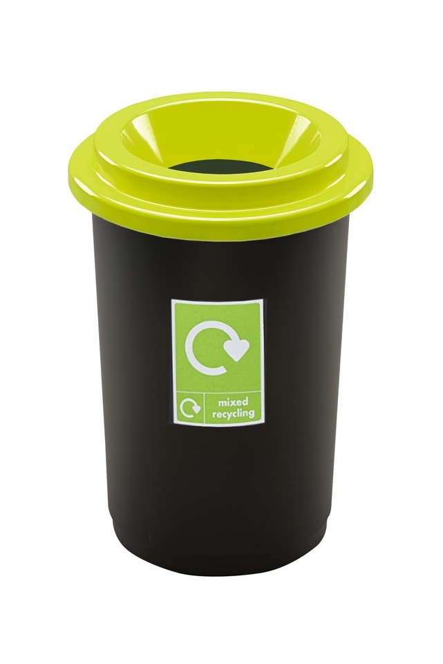 Office Recycling Bin - 50 Litres - Open Top, Durable Recycling Bin ...