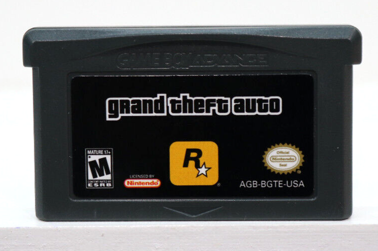 Grand Theft Auto GTA (Game Boy Advance) *Cart Only* Authentic Tested ...
