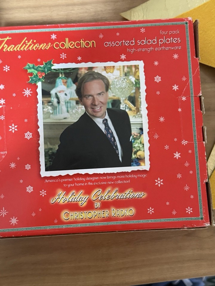 Traditions Holiday Celebrations by Christopher Radko Salad Dessert ...