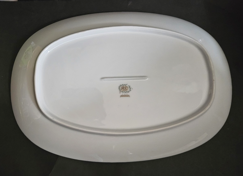 RC Japan / Noritake Porcelain Oval Platter - Deauville 764 Pattern - 34 ...