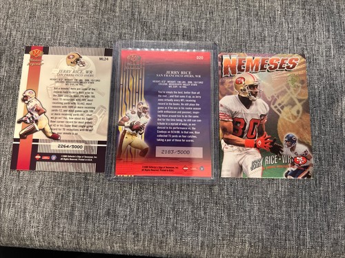 Jerry Rice 2000 Collector's Edge Master's Domain #20 2727/5000 SF 49ers ...