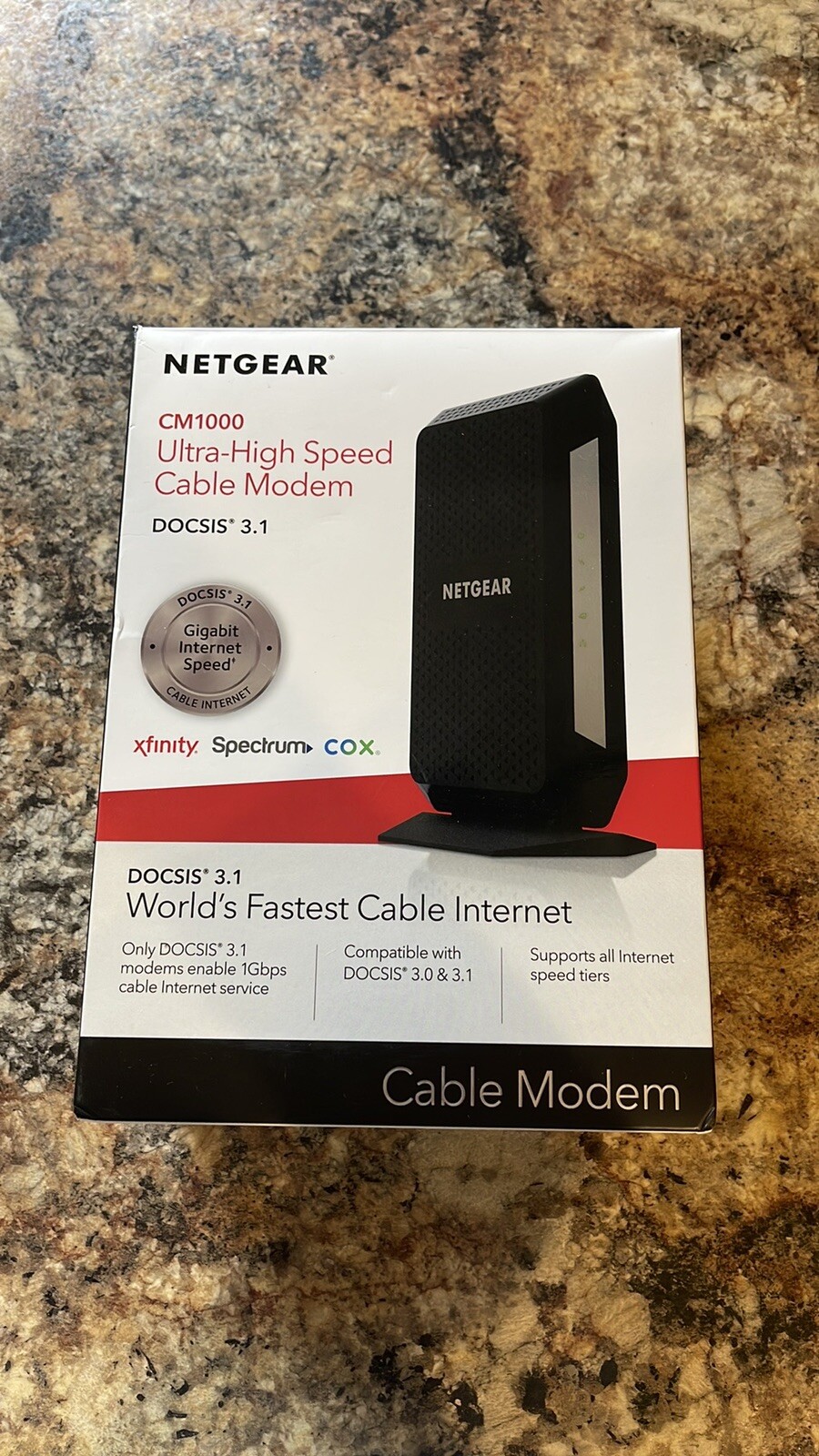 NETGEAR CM1000 Ultra High Speed Cable Modem DOCSIS 3.1 689739747389| eBay
