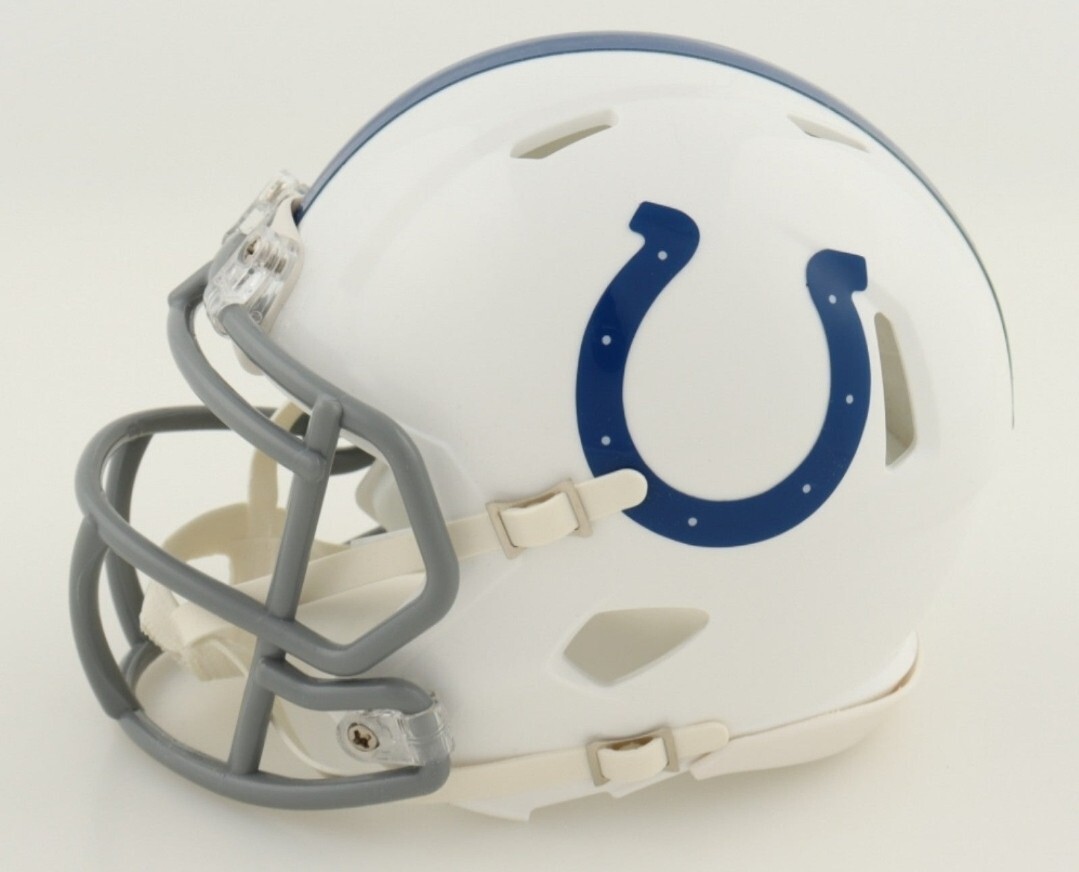 Mike Doss Signed Indianapolis Colts Speed Mini Helmet Inscribed "SB XLI ...