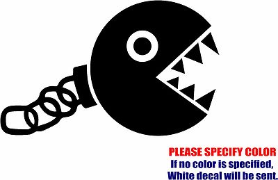 Mario Chomp Graphic Die Cut decal sticker Car Truck Boat Window Bumper ...