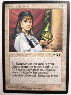 Royal Herbalist Version A - MTG Vintage 1996 White Creature Magic ...