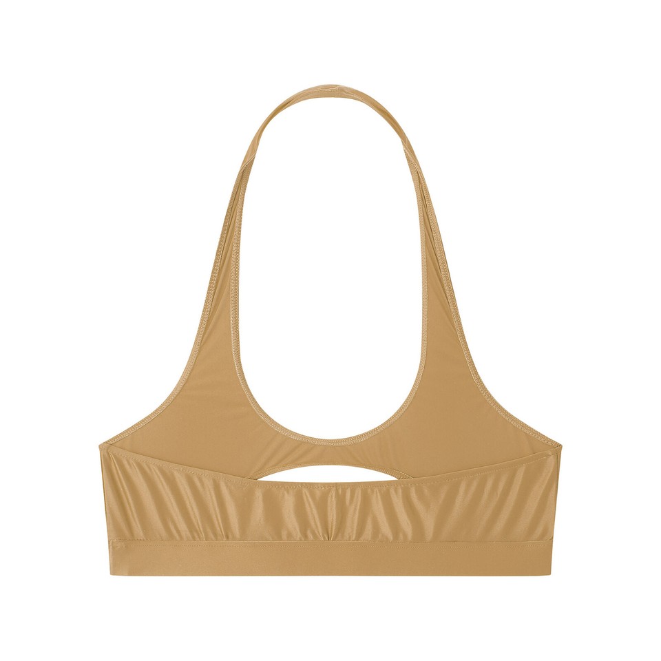 Women 3/4 Cup Transparent Plastic Bra Strap Gather Invisible Bras ...