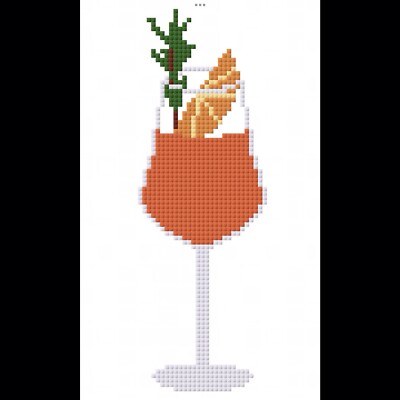 Aperol Spritz Hand painted Needlepoint Canvas | eBay