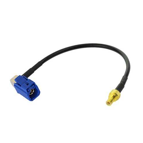 GPS antenna adapter cable Fakra C angle to SMB for Audi Navi RNS-D to ...