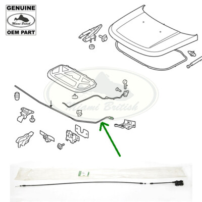 LAND ROVER HOOD BONNET RELEASE CABLE RR SPORT 10-13 LR4 LR013888 OEM | eBay