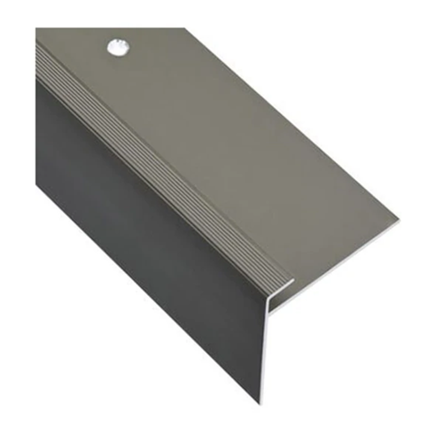 F Shape Stair Nosings 15 Pcs Aluminium 134 Cm Brown | eBay