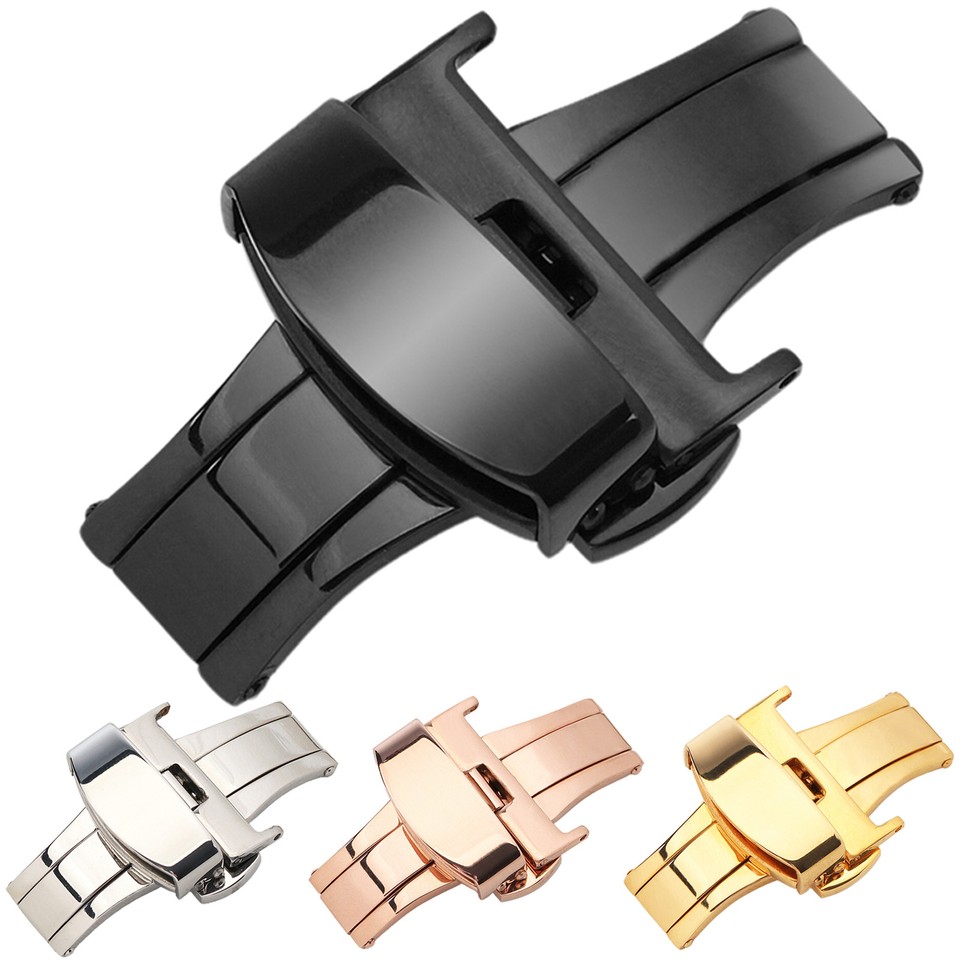 Stainless Steel Deployment Clasp Buckle Fasten Watchband Clasp ...