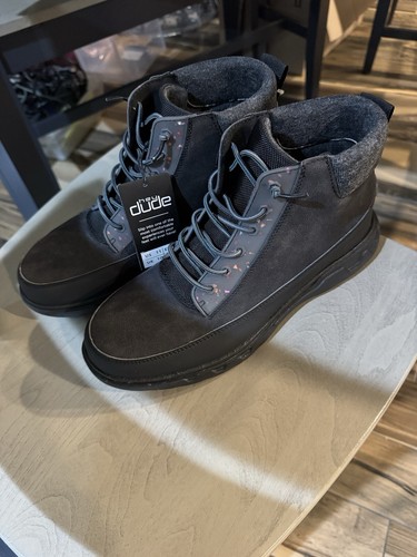 Hey Dude Men's Duke Eco Shield Black US Size 11 NEW | eBay
