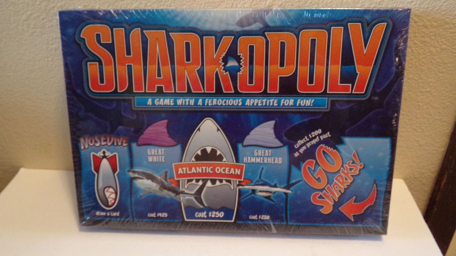 Sharkopoly Board Game Brand New Sealed by Late For The Sky - 2-6 ...