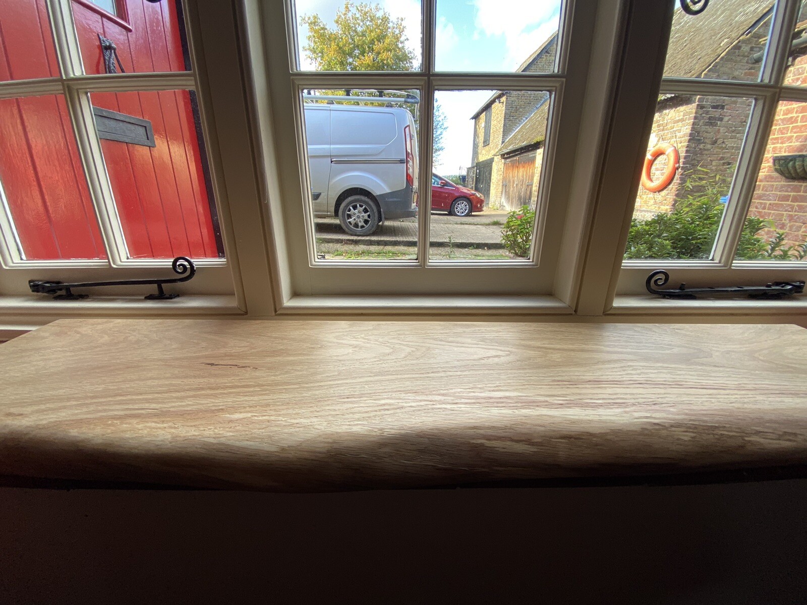 1.6m x 200mm Waney Edge Oak Window Sill-Cill. Kiln Dried Waney Edge ...