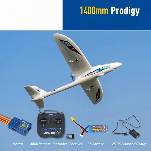 Model 1400mm Glider Fixed Wing Assembled Electric Remote Control Model ...