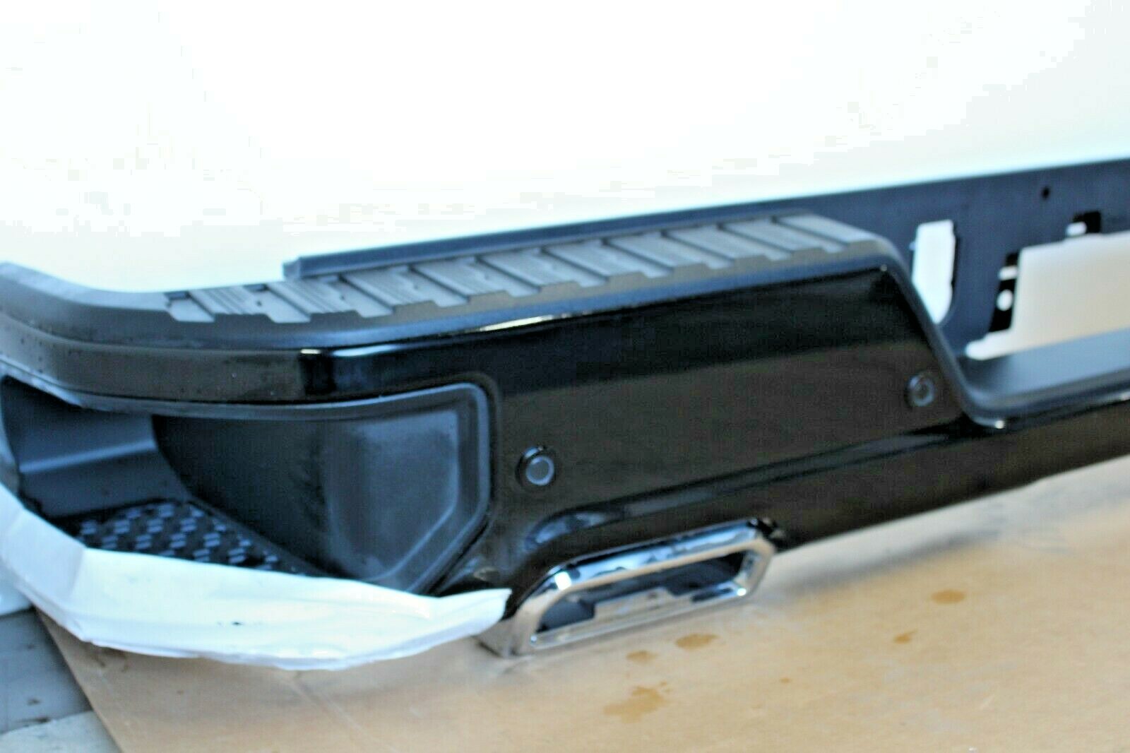 2019-2021 GMC Sierra Chevy Silverado 1500 Rear Bumper W/SENS Dual ASM ...