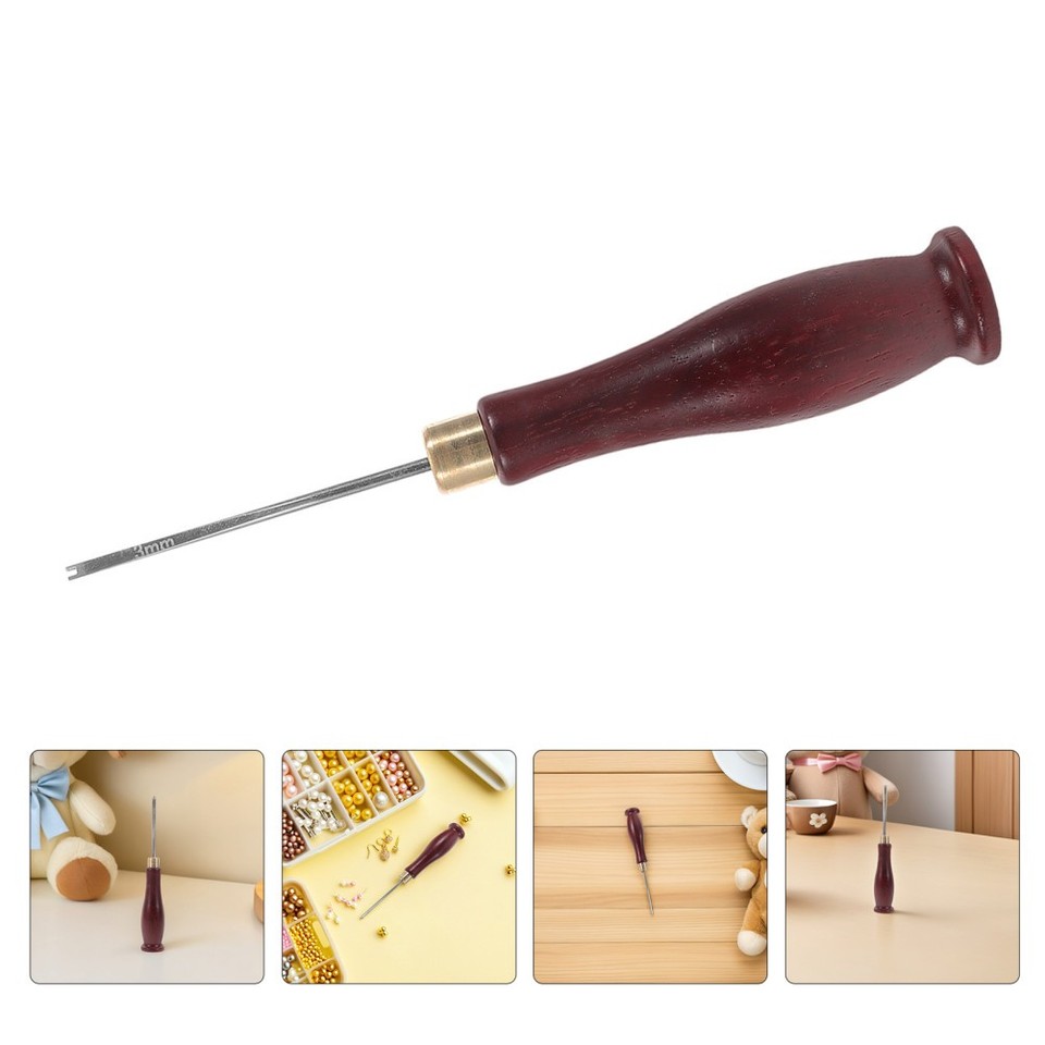 Plush Toy Stuffing Tool with Wooden Handle - Sewing Project Filler Awl ...