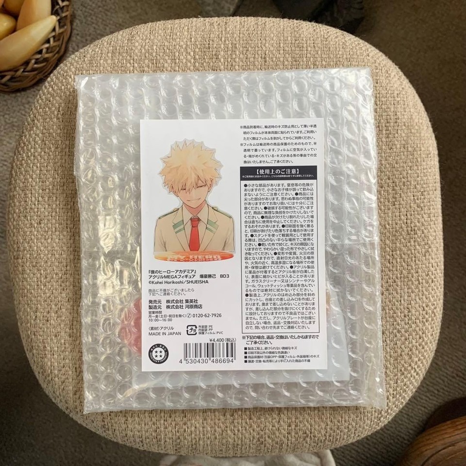 My Hero Academia Katsuki Bakugou Acrylic MEGA Figure BD3 Hero Academia ...