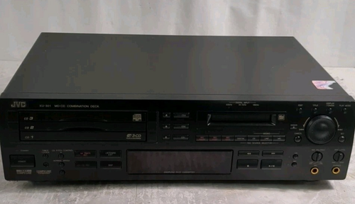JVC XU-301BK Three Tray CD and Mini Disc Player and Recorder | Tested ...