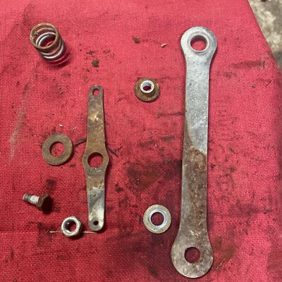 1978 HONDA CT90 CT 90 REAR BRAKE STAY ARM W/ SPRING WASHERS & NUT WITH ...