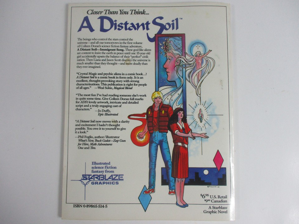 A Distant Soil IMMIGRANT SONG Illustrated Sci Fi Fantasy Starblaze ...