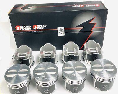 SPEED PRO Forged Flat Top 4VR Pistons Set/8 Chrysler/Dodge 440 6-Pack ...