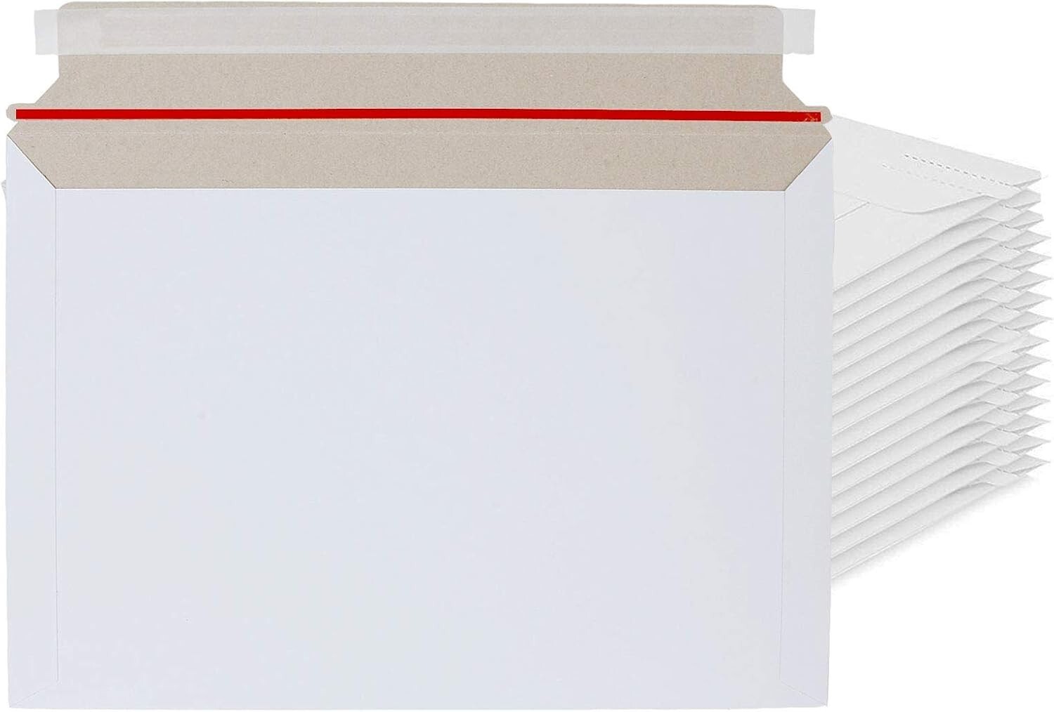 100 Pack 12.75 X 9″ Rigid Paperboard Mailers Stay Flat Photo Document ...