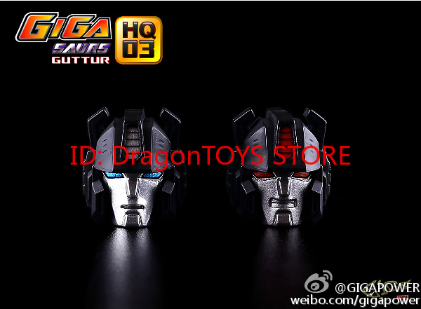 GigaPower Gigasaurs GP HQ-03 Guttur Metallic Version Action Figure Pre ...