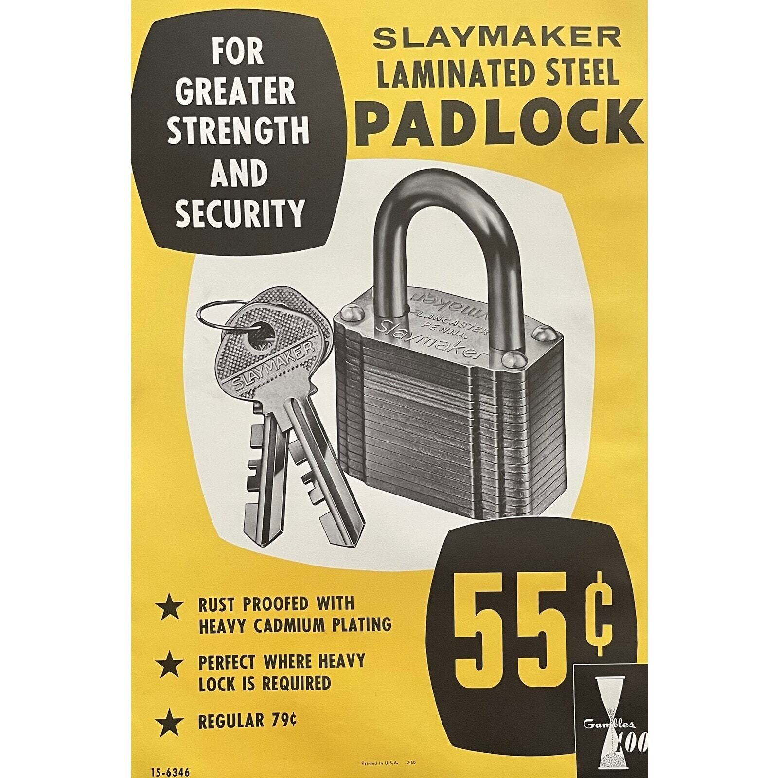 Slaymaker Padlock | eBay