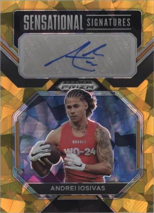2023 Panini Prizm Draft Picks - Sensational Signatures Andrei Iosivas # ...