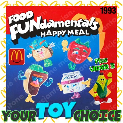 McDonald's 1993 FOOD FUNDAMENTALS Healthy Transformer Under 3 YOUR Toy ...