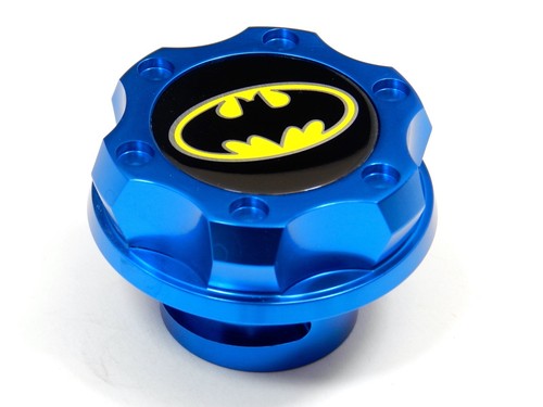BATMAN CNC BILLET ENGINE OIL FILLER CAP FOR CHEVY LS1 LS2 LS3 LS6 BLUE ...