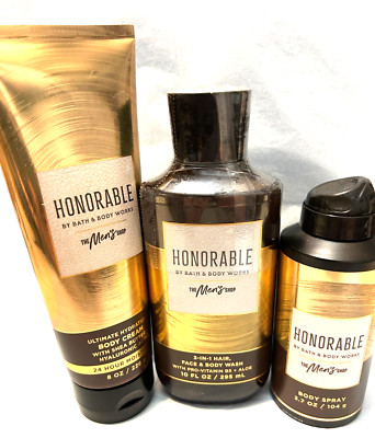 HONORABLE Men's Bath & Body Works Body Wash/Body Cream & Body Spray | eBay