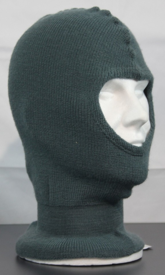 Genuine Surplus Swiss Military Balaclava Wool Mix Grey Knitted Grade 1 ...