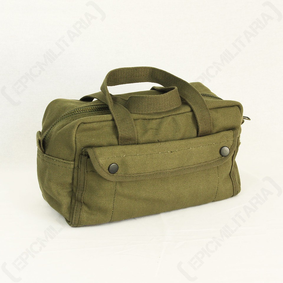 Khaki US Army Tool Bag - Wash Toiletry Case Pack Military Travel ...