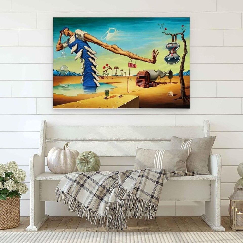 Salvador Dali Surrealism Posters High Temperature Canvas Posters Wall ...