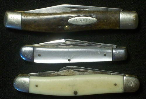 (3) VINTAGE POCKET KNIVES - CASE, SABRE & CAMILLUS - SEE PICS - NICE ...