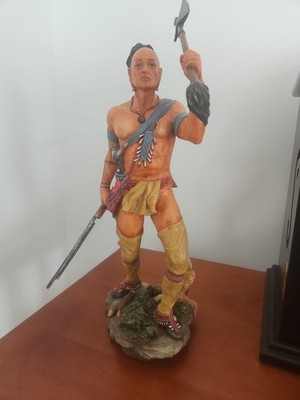 Vintage Summit Collection Native American Warrior figurine 11" | eBay