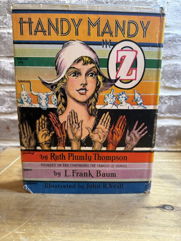 HANDY MANDY IN OZ 1937 With Dust Jacket by Ruth Plumly Thompson | eBay