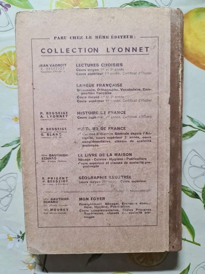 Lecture et langue française | A. Lyonnet Pierre Besseige | Bon état | eBay