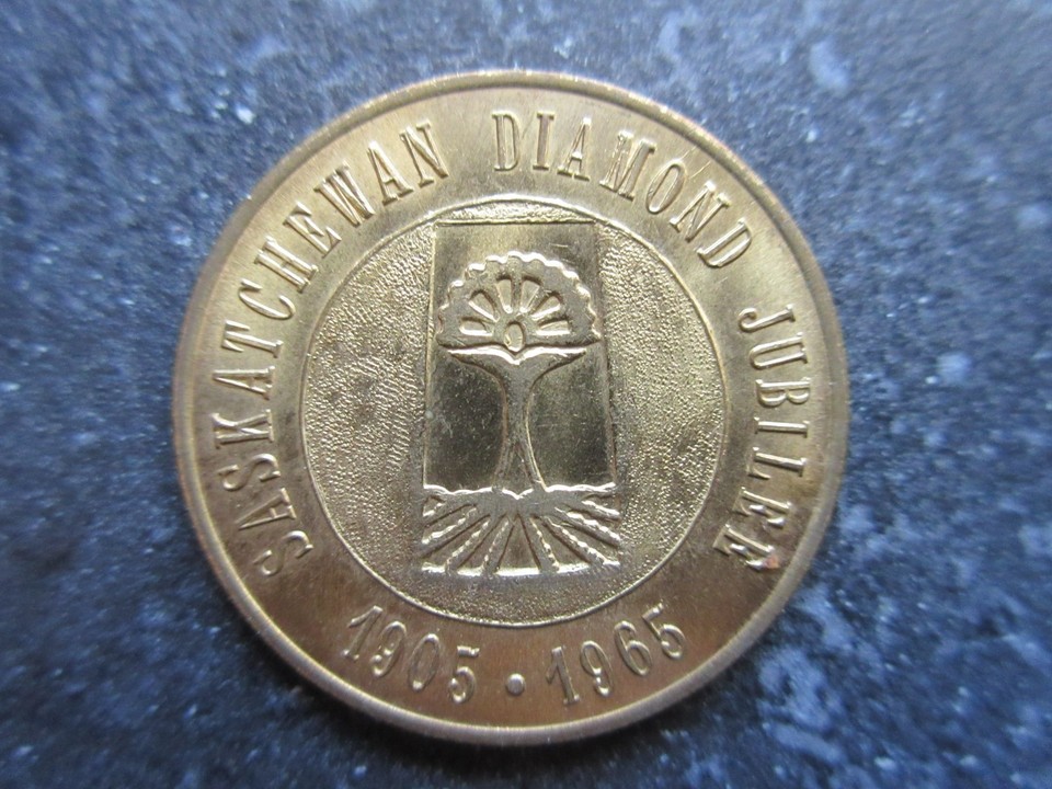 1965 Saskatchewan Diamond Jubilee Medallion | eBay