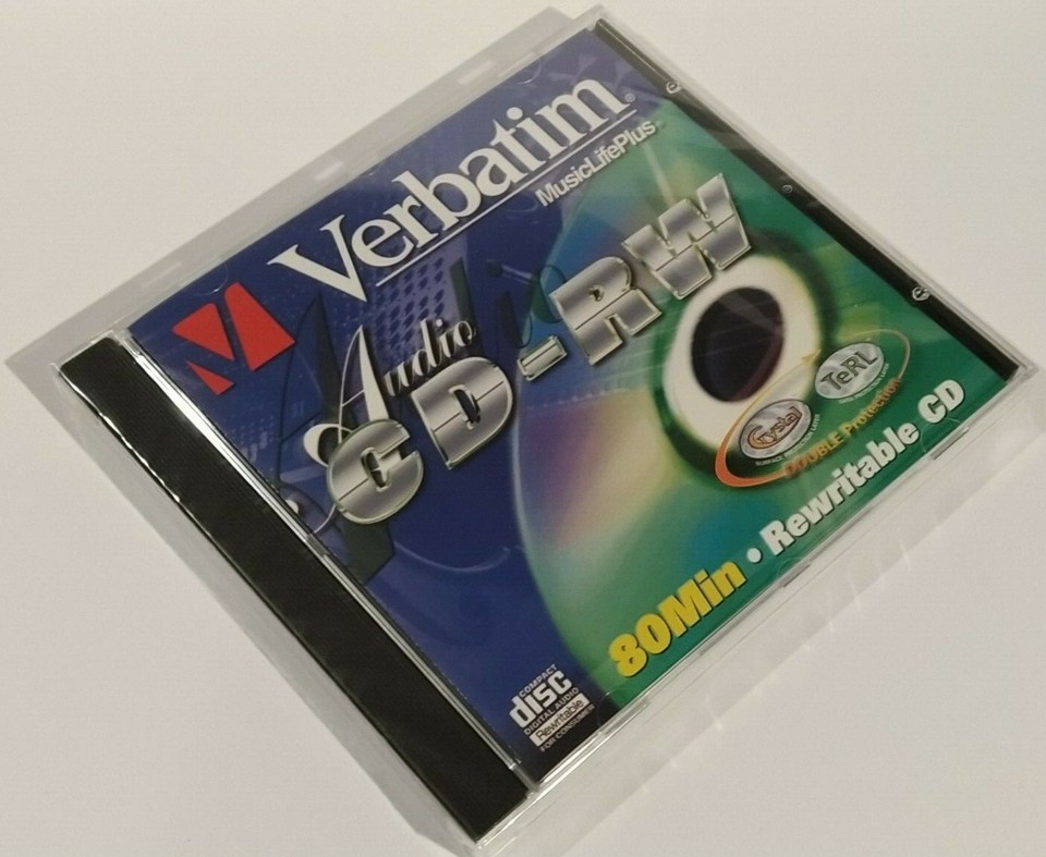 Verbatim CD-RW 80 - Audio / Music CD RW Rewritable 700MB / 80 MINS ...