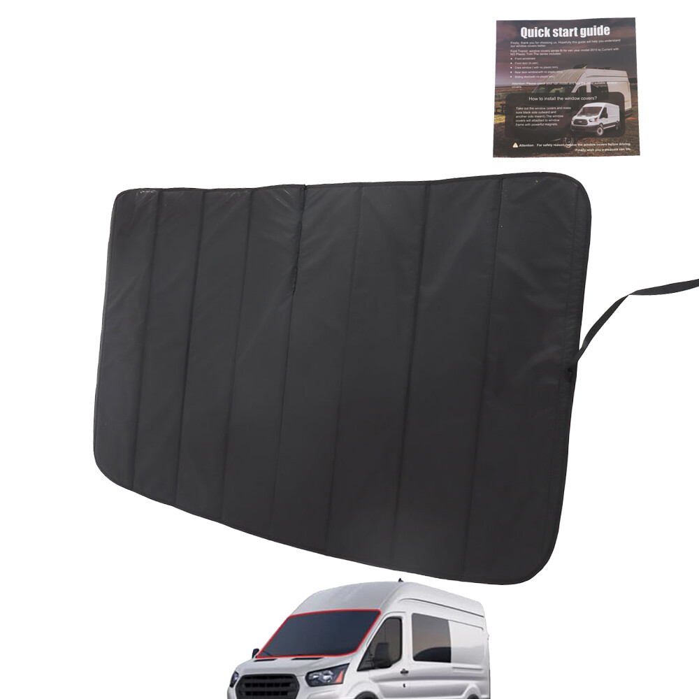 Labwork Front Windshield Cover For Ford Transit Van Medium/High Roof ...